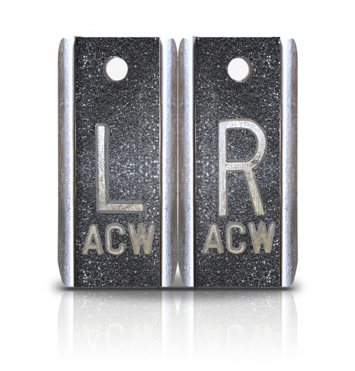 Elite Aluminum Lead Xray Markers, Dark Gray Glitter- Magic X-ray Markers