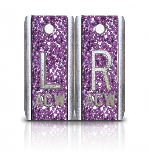 Elite Aluminum Lead Xray Markers, Dark Amethyst Glitter- Magic X-ray ...