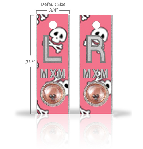 Position Indicators X-ray Marker with beads to show the patient ...