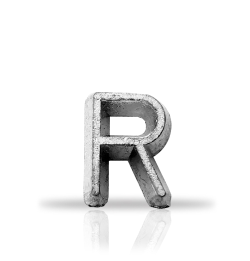 Sharp Face Unmounted Lead Letter For X-ray Markers- Magic X-ray Markers