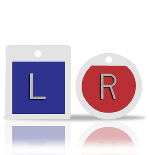 One Sided Self Adhesive XRay Markers With Initials