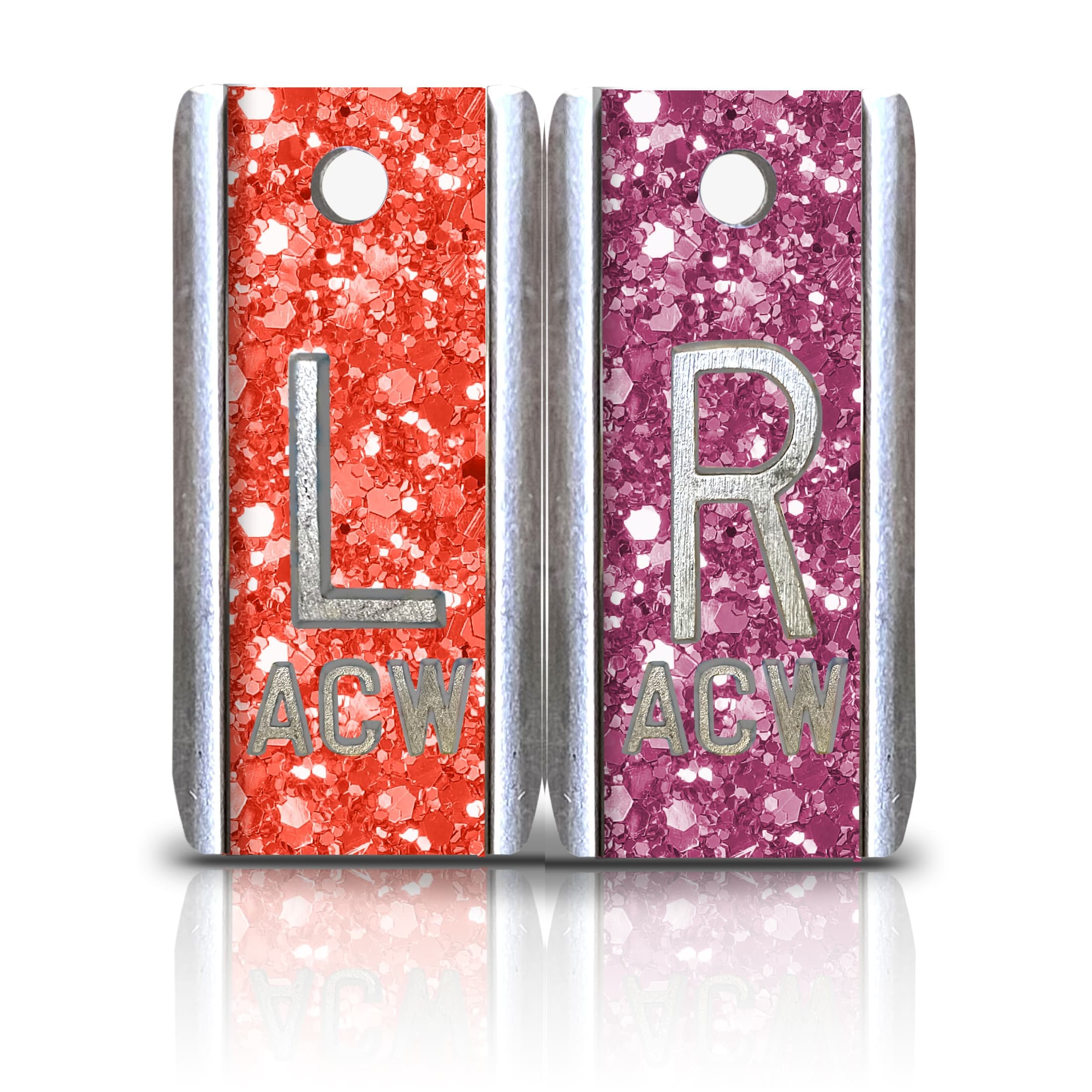 Elite Aluminum Lead Xray Markers, Mix & Match Glitter - Magic X-ray Markers