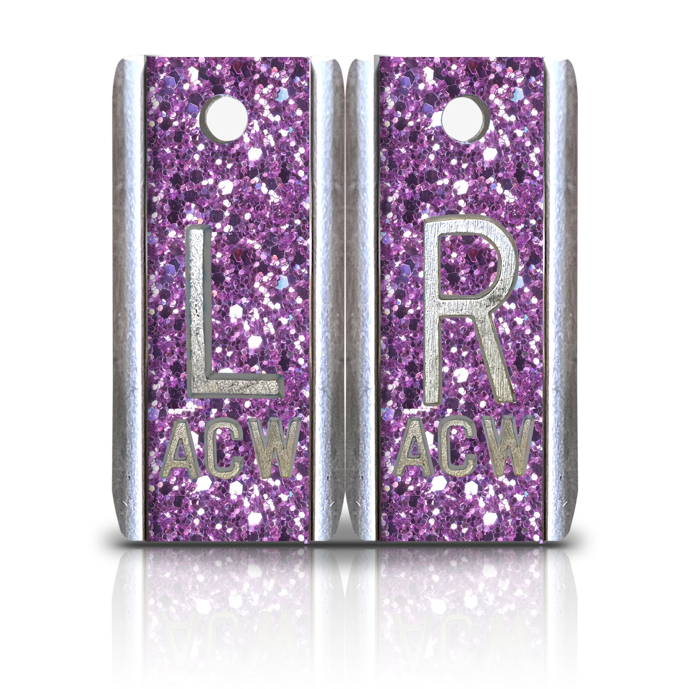 Elite Aluminum Lead Xray Markers, Dark Amethyst Glitter- Magic X-ray ...