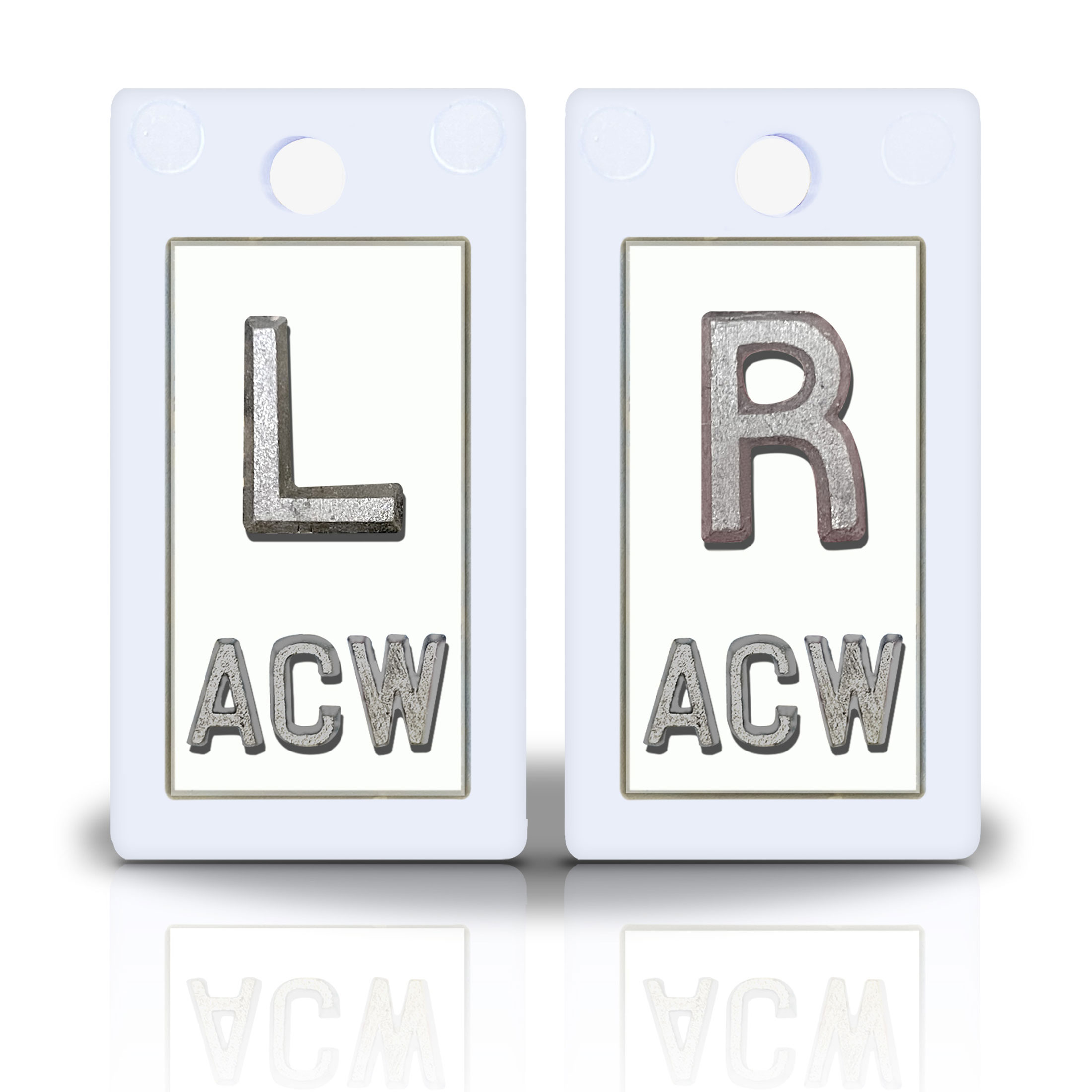 White Color Plastic Lead Xray Markers- Magic X-ray Markers