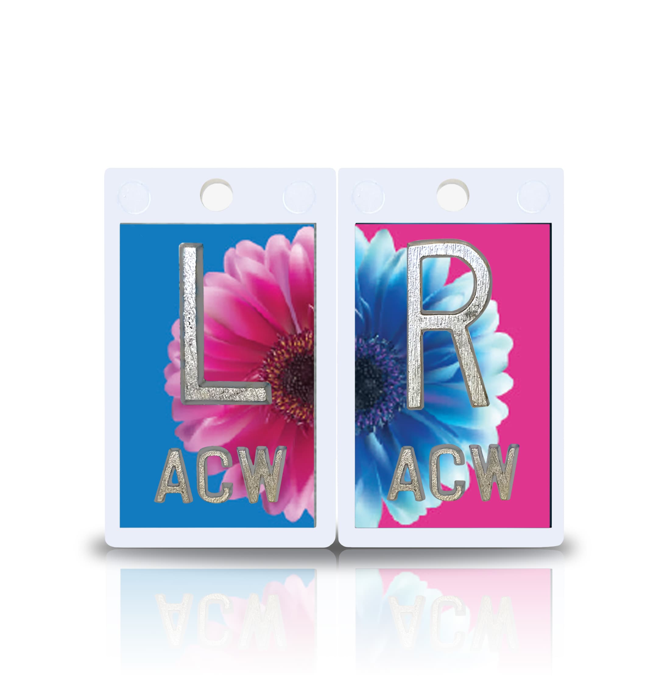 2" Plastic X Ray Markers With Daisy Design- Magic X-ray Markers