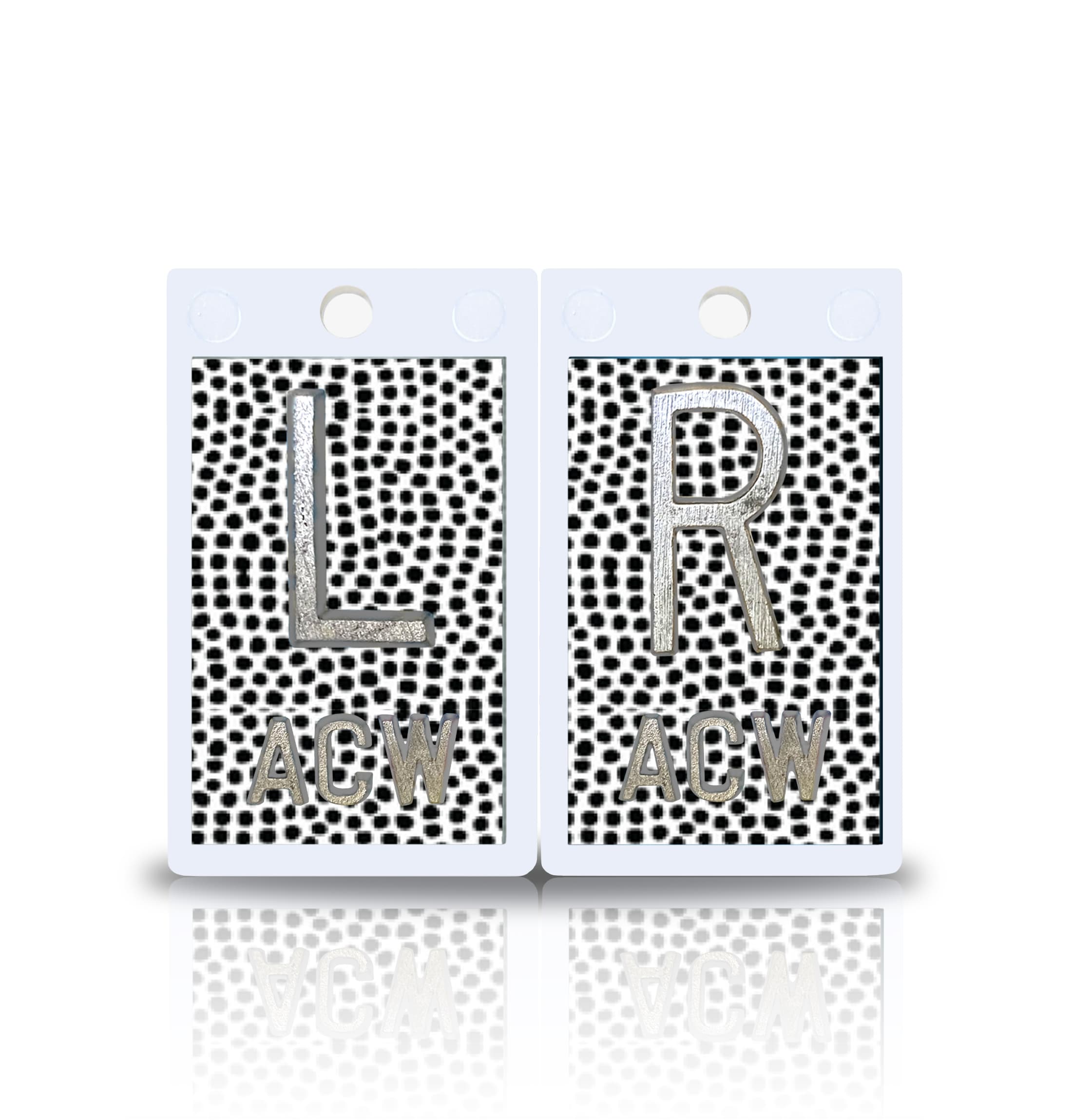 2" Plastic X Ray Markers With Dot Texture Design- Magic X-ray Markers