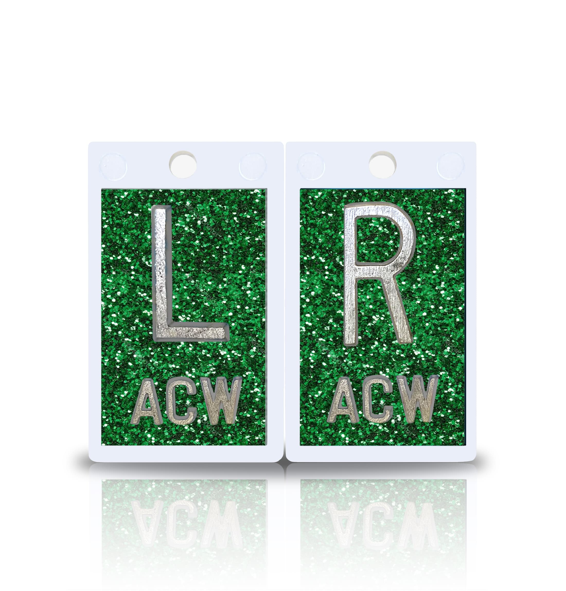 2" Green Glitter Plastic Markers- Magic X-ray Markers