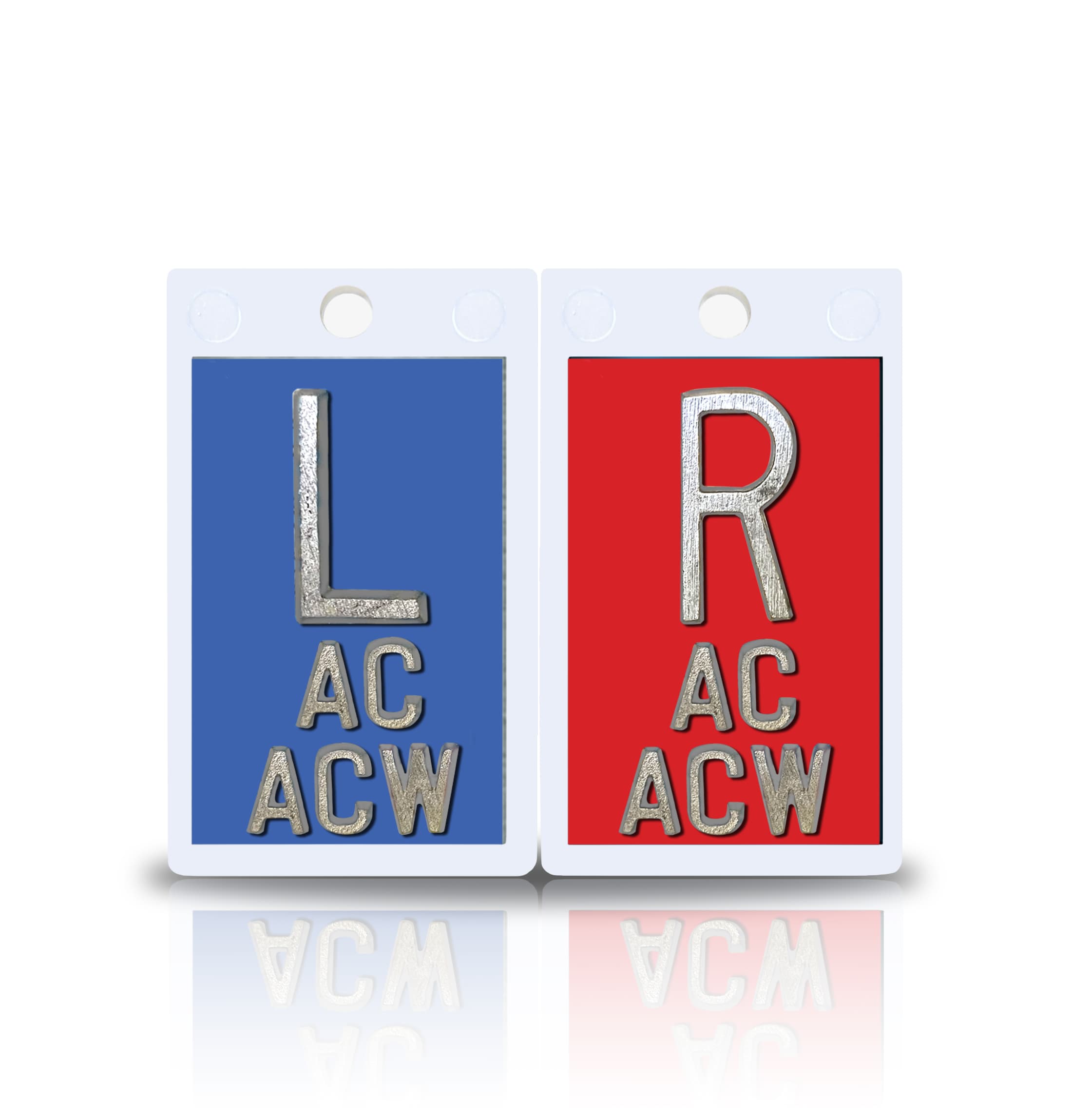 Plastic Markers with 2 rows of lead initials- Magic X-ray Markers