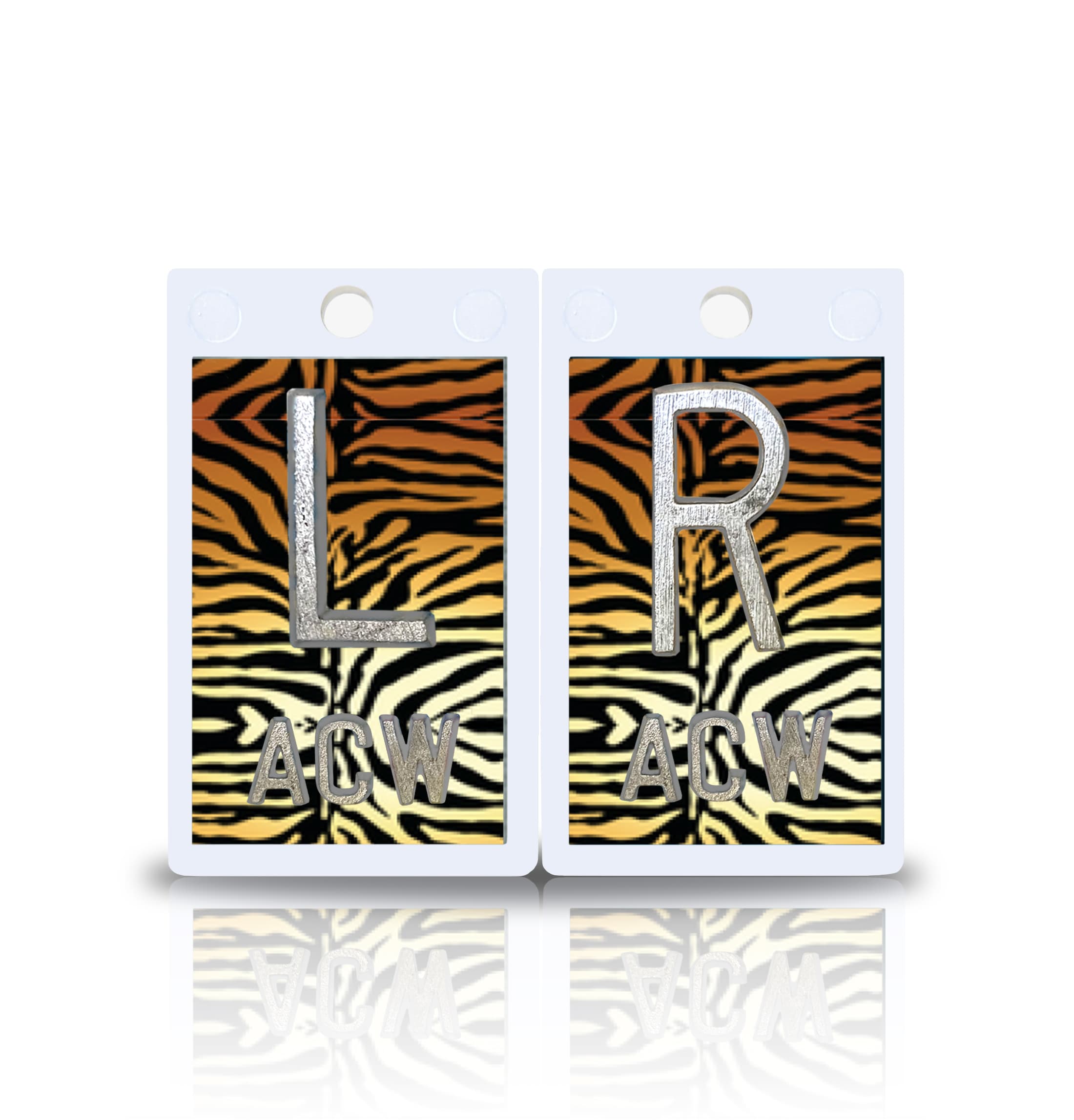 2" Plastic X Ray Markers With Tiger Design- Magic X-ray Markers
