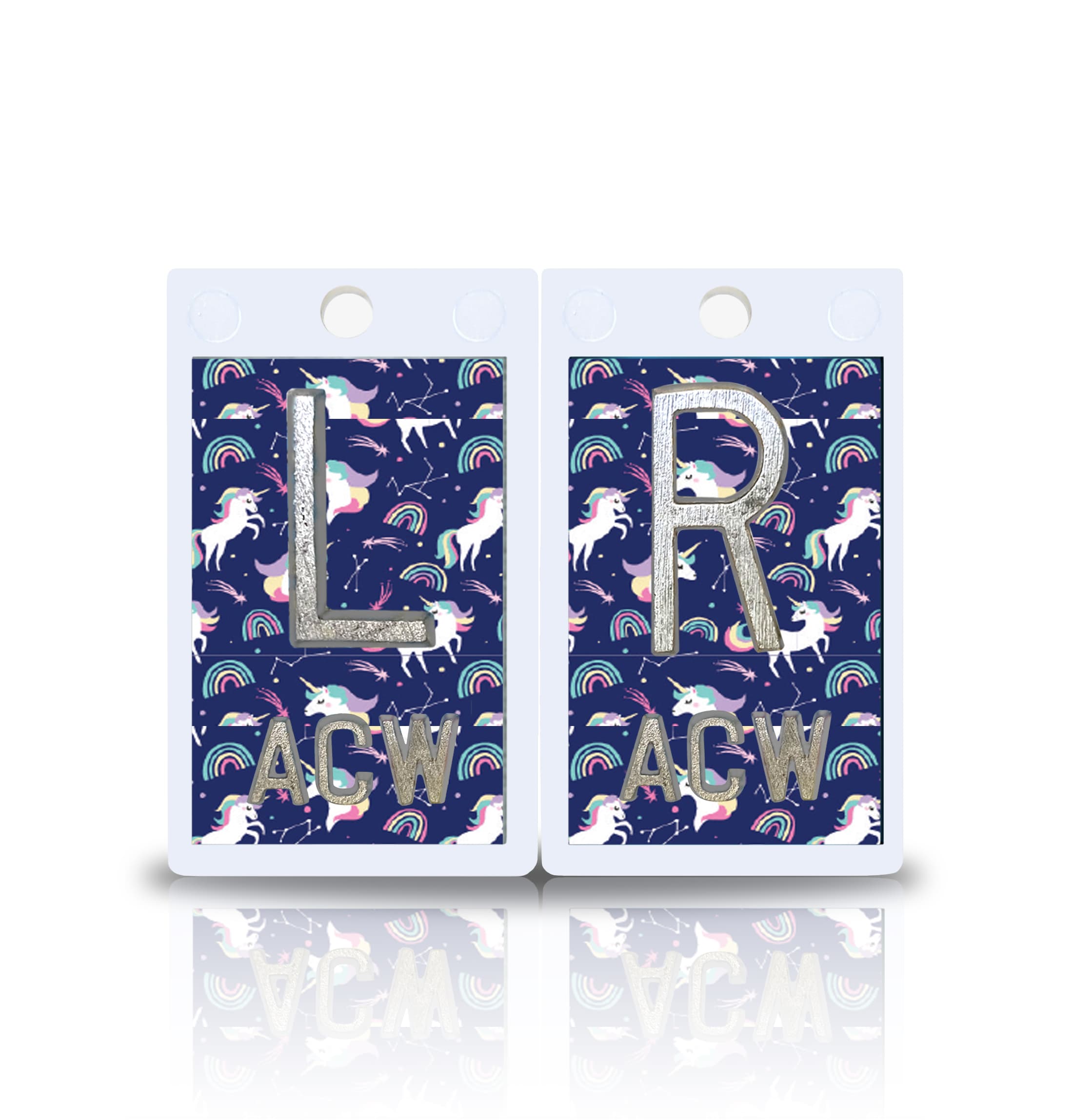 2" Plastic X Ray Markers With Unicorn Design- Magic X-ray Markers