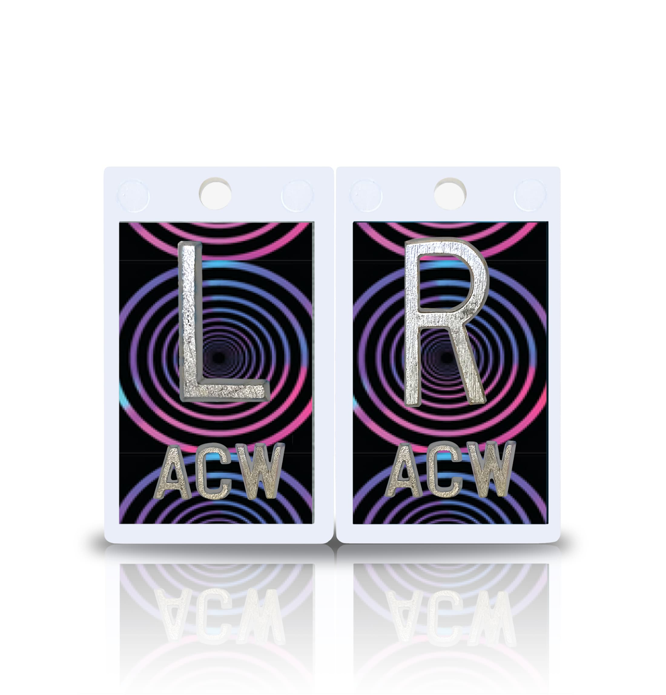 2" Plastic X Ray Markers With Holocircle Design- Magic X-ray Markers