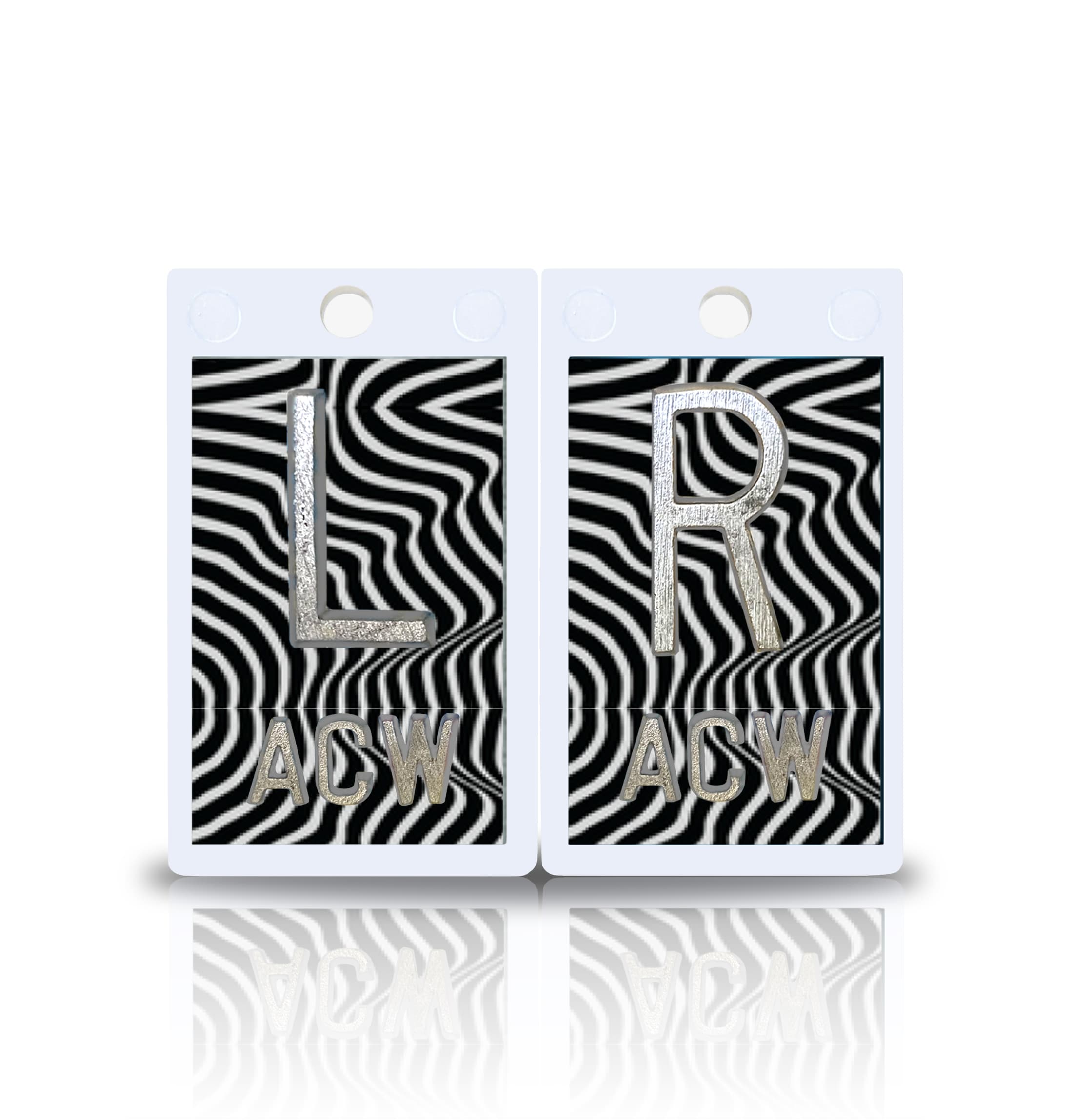 2" Plastic X Ray Markers With Optical Illusion Design- Magic X-ray Markers