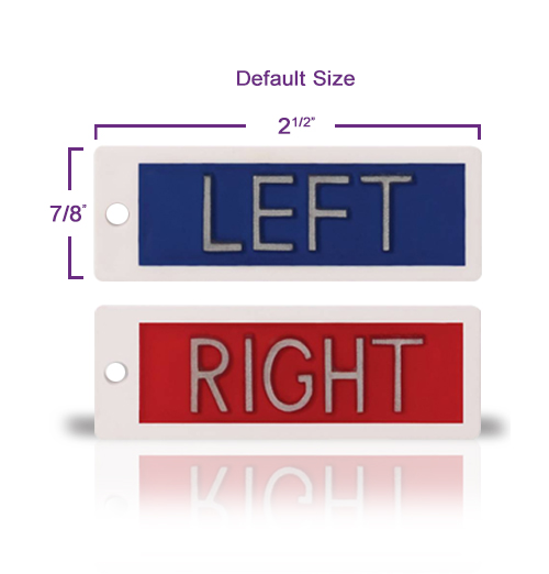 Identifier Right & Left Lead Markers Set with No Initials- Magic X-ray ...