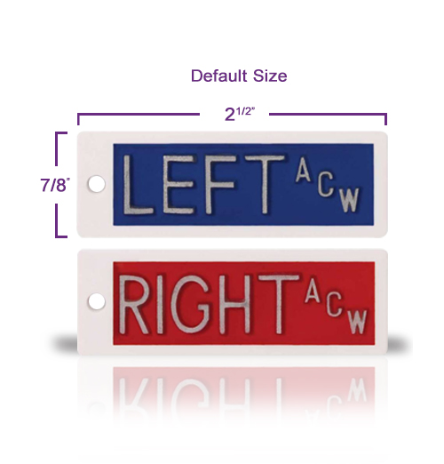 Identifier Markers Set of LEFT and RIGHT With Initials- Magic X-ray Markers Identifier Markers Set of LEFT and RIGHT With Initials- Magic X-ray Markers