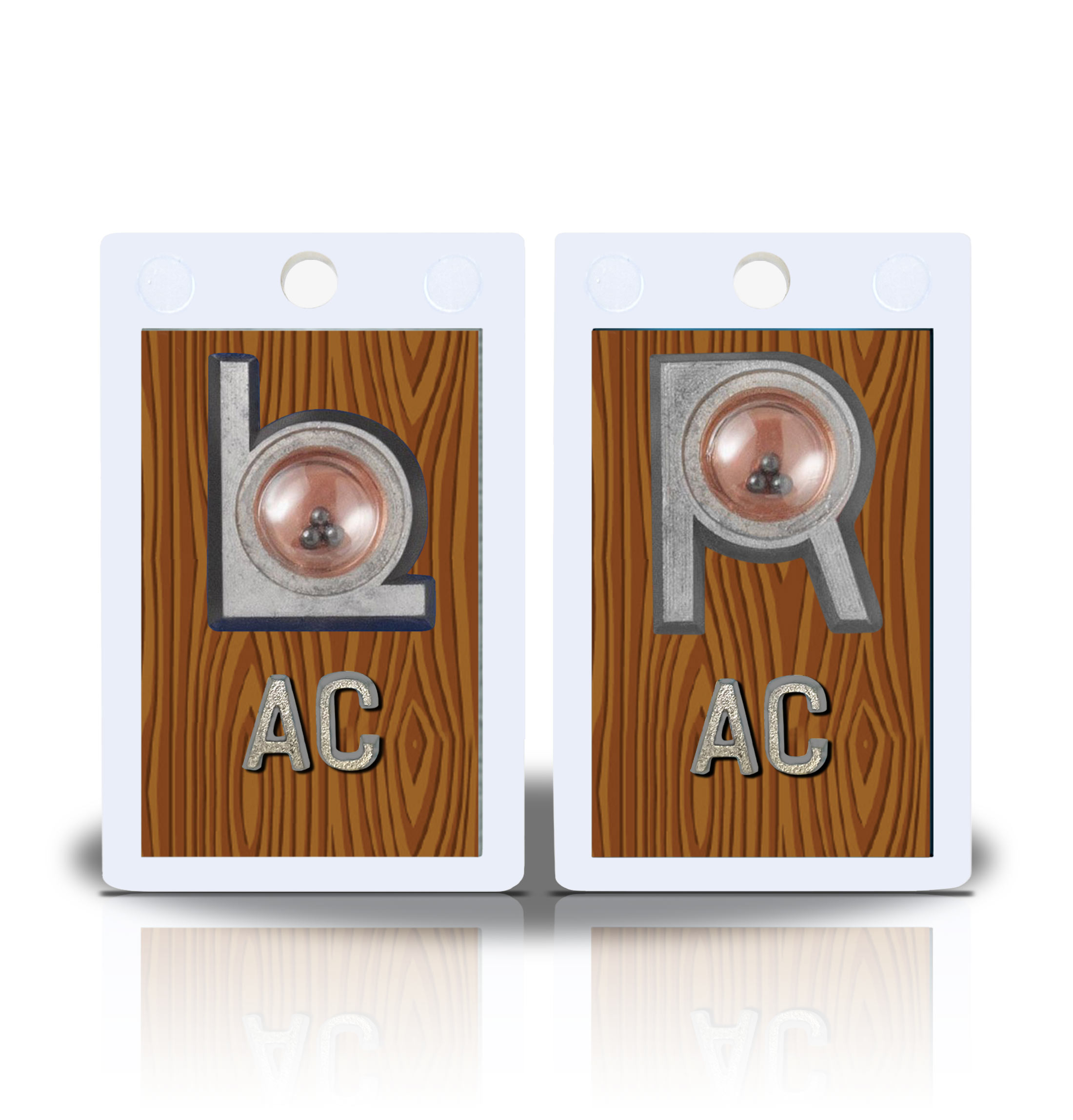 Wood Grain Pattern 2" Plastic Positioning Lead Xray Markers- Magic X ...