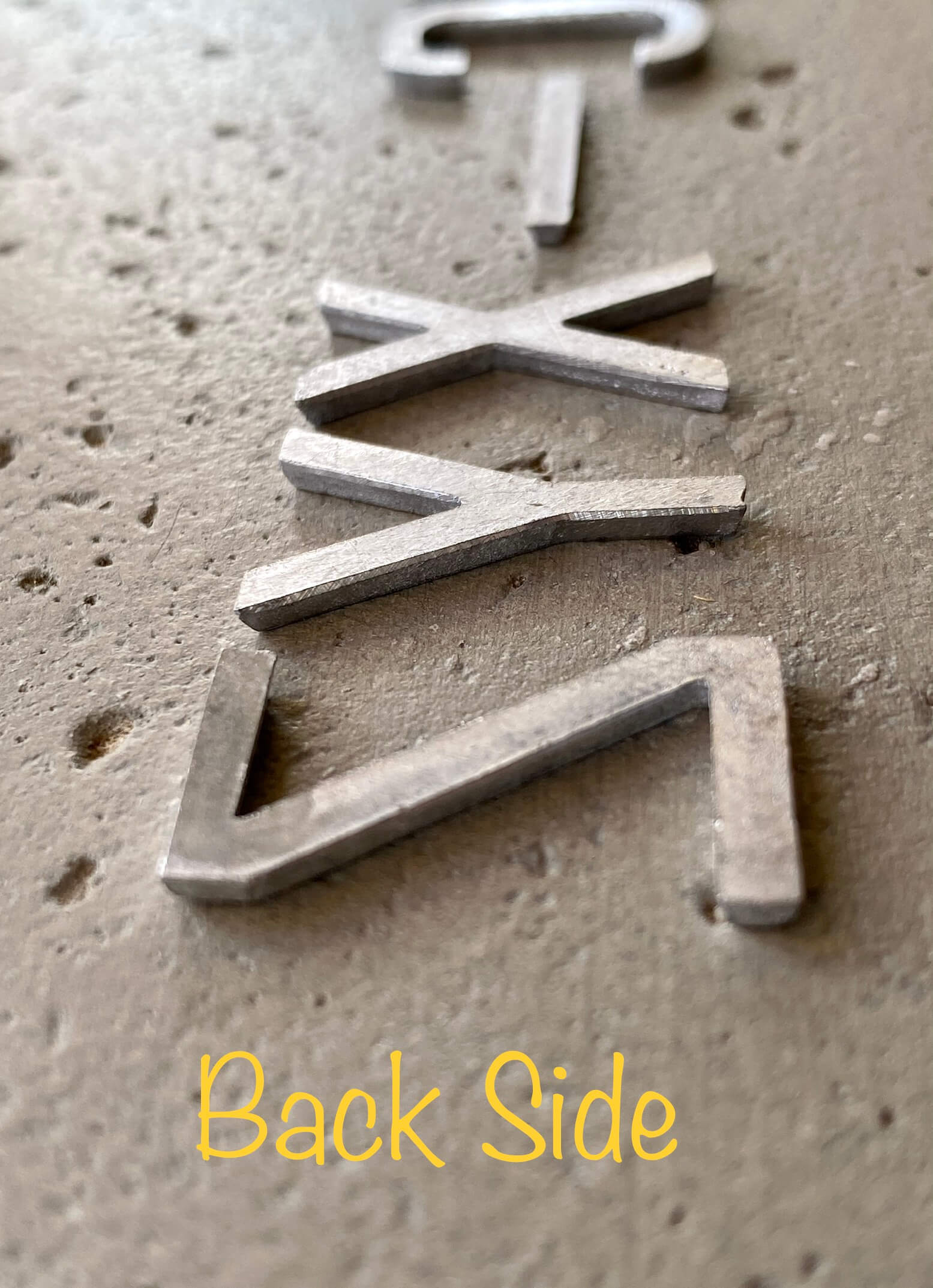 Unmounted Lead Characters Condensed Deep Block- Magic X-ray Markers