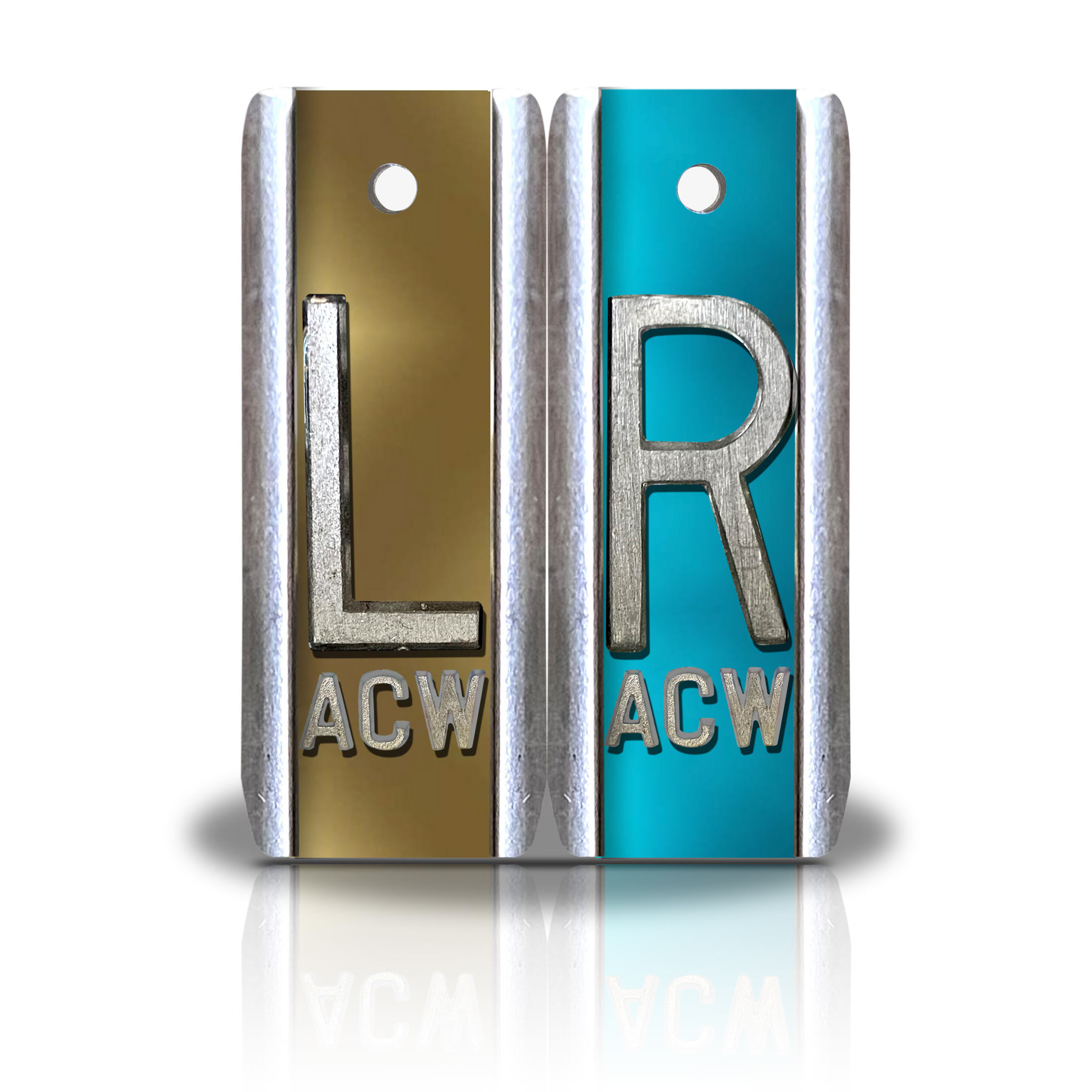 Elite Aluminum Lead Xray Markers,Mix & Match Metallic- Magic X-ray Markers