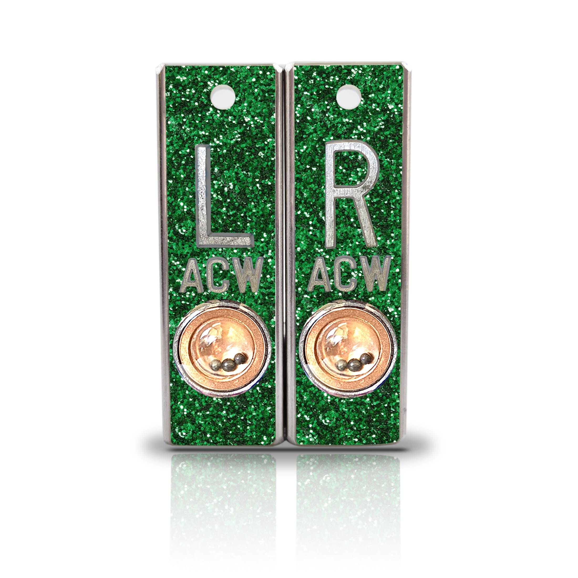 Aluminum Position Indicator X Ray Markers, Green Glitter- Magic X-ray ...