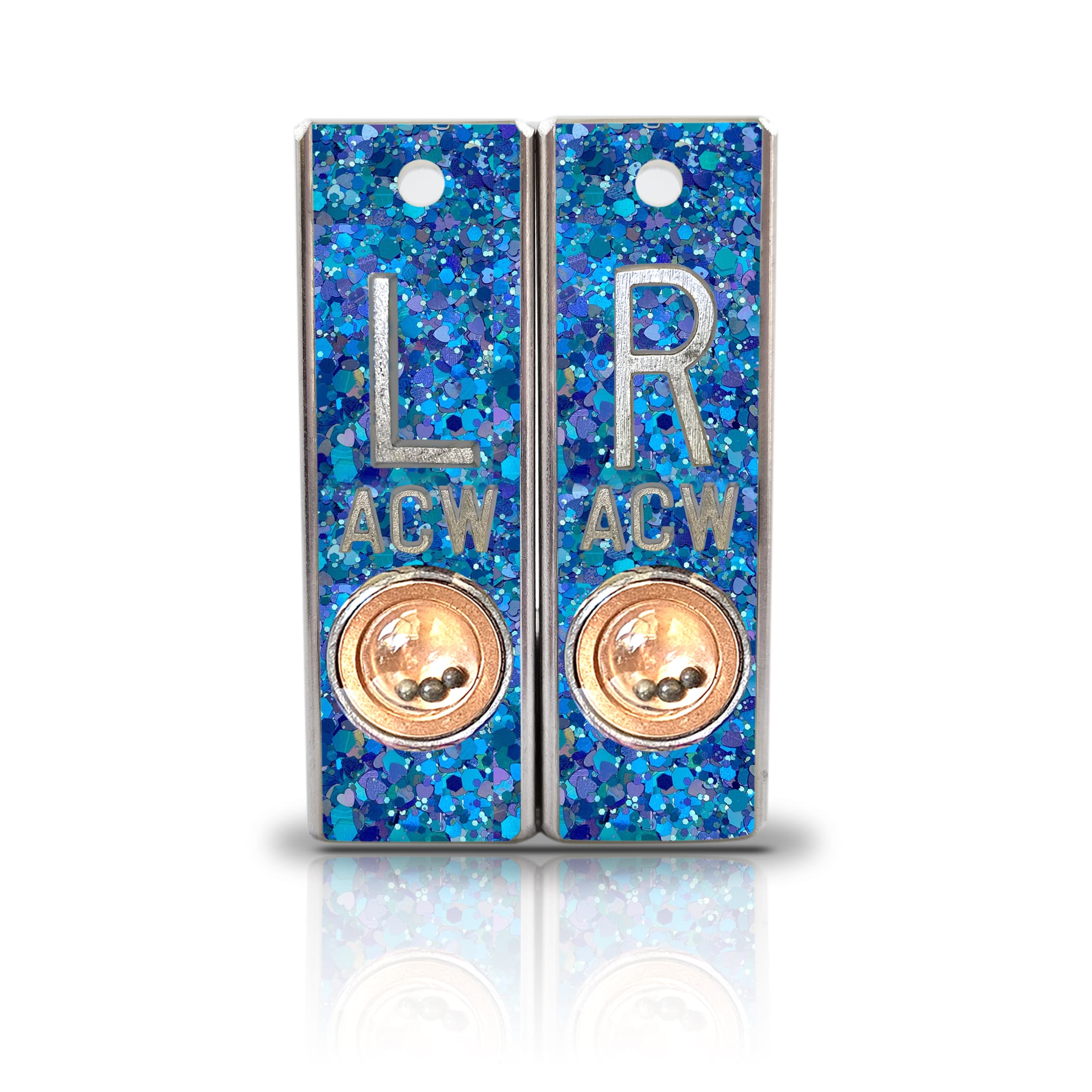 Aluminum Position Indicator X Ray Markers, Light Blue Glitter- Magic X ...