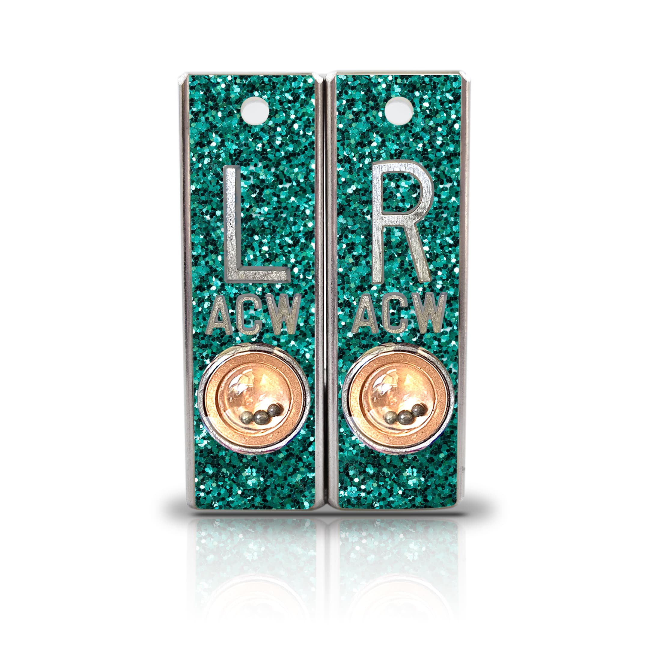 Aluminum Position Indicator X Ray Markers, Mint Glitter- Magic X-ray ...
