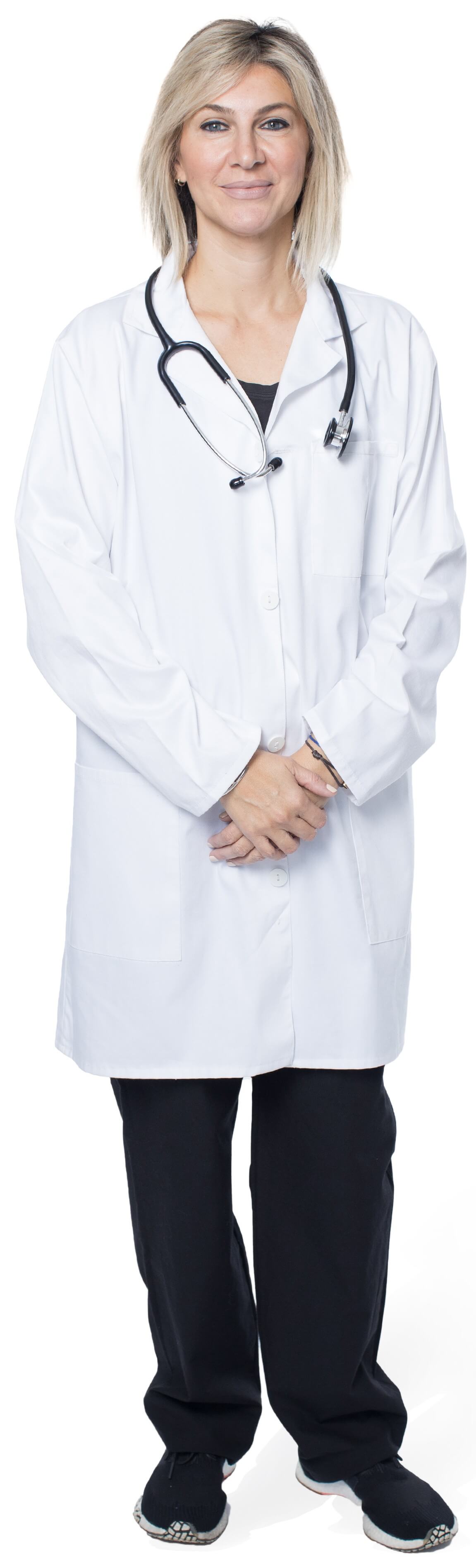 Lab Coat Unisex, Professional Medical Lab Coat. Magic X-ray Markers