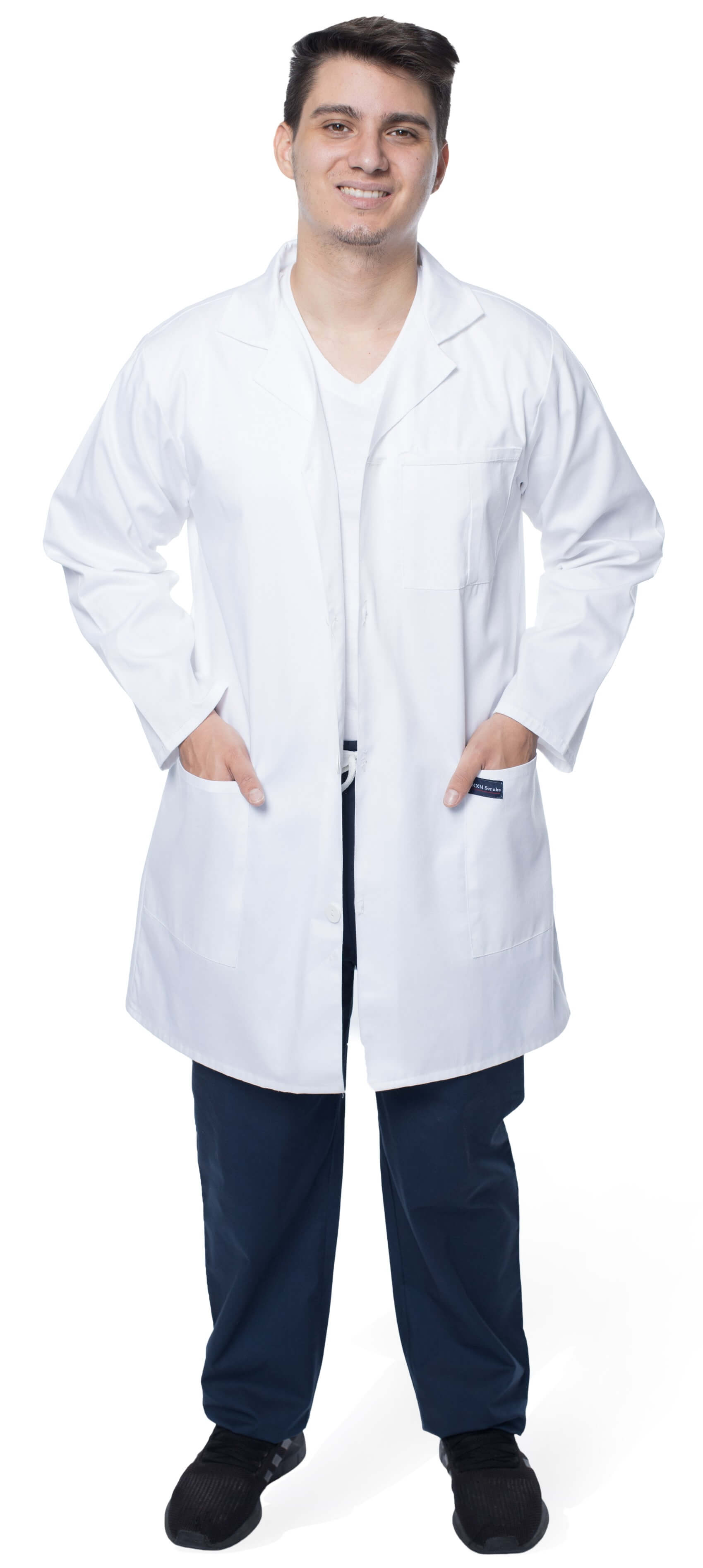Lab Coat Unisex, Professional Medical Lab Coat. Magic X-ray Markers
